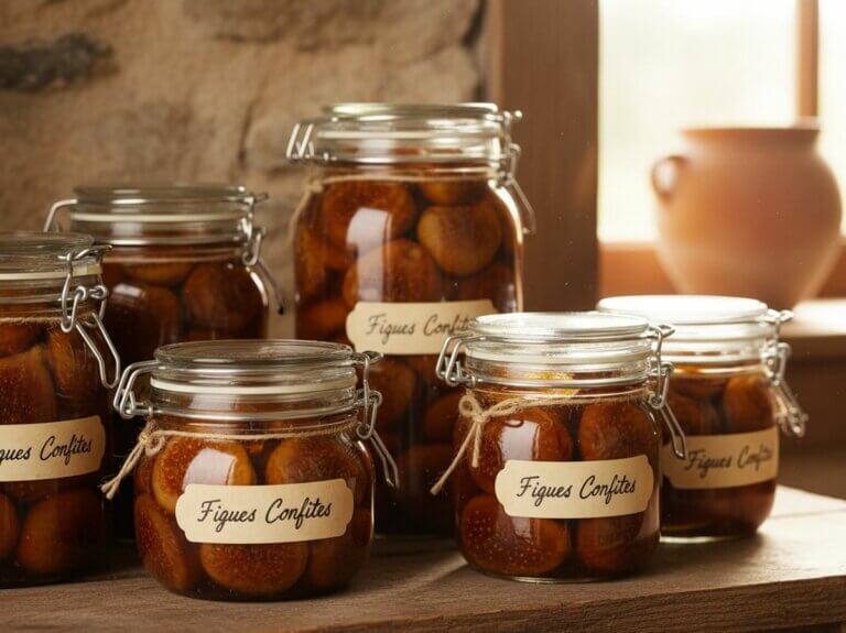 Recette figues confites en bocaux : conserve maison irrésistible